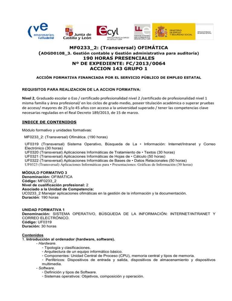 MF0233_2 Ofimática