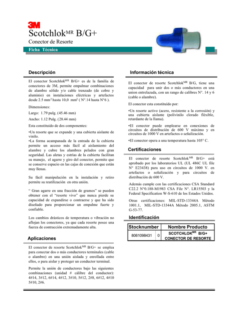 Conector Scotchlok BG