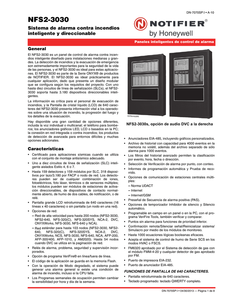 NFS2-3030 - Notifier