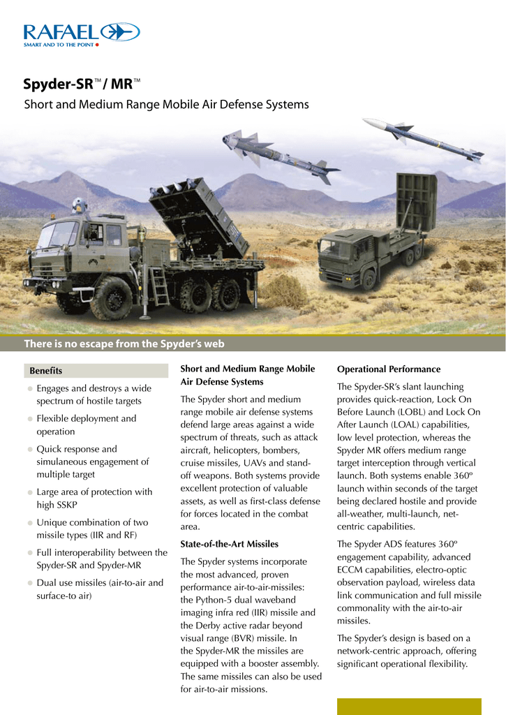Spyder Missile System