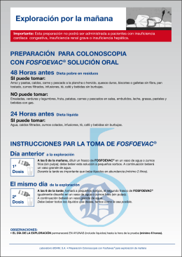 Preparación para Colonoscopia con Citrafleet