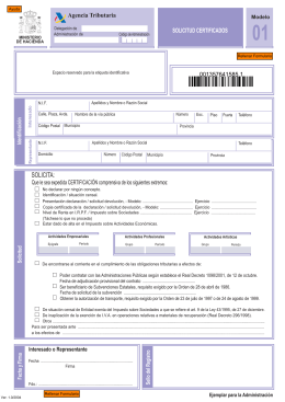 Modelo 01 - Agencia Tributaria