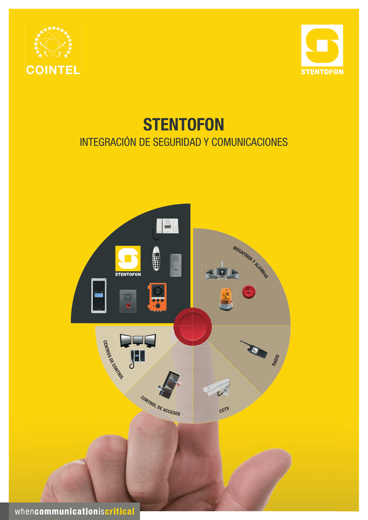 Catálogo AlphaCom XE - Interfonia Industrial e IP, Stentofon en
