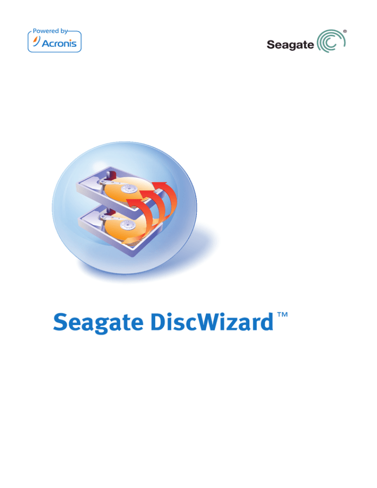 Guía del usuario de Seagate DiscWizard