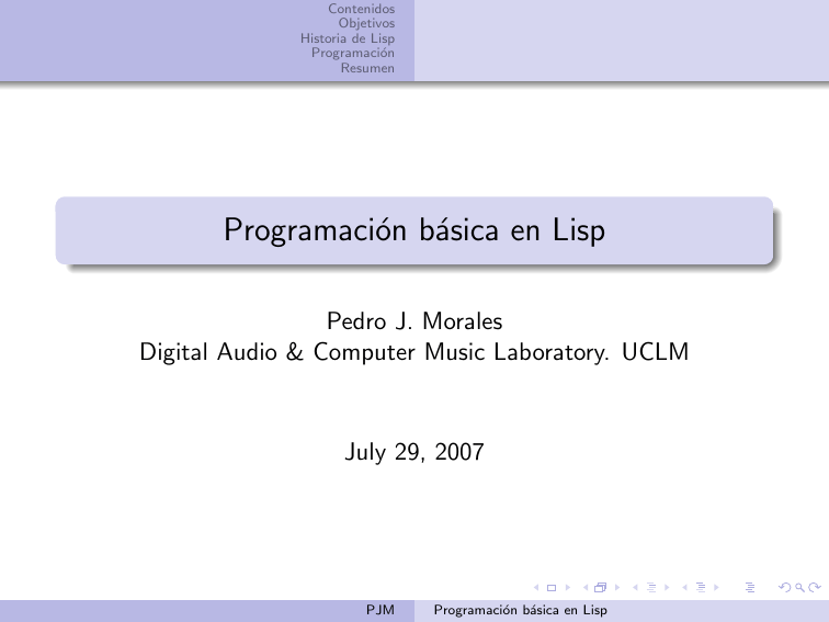 Programación Básica En Lisp 