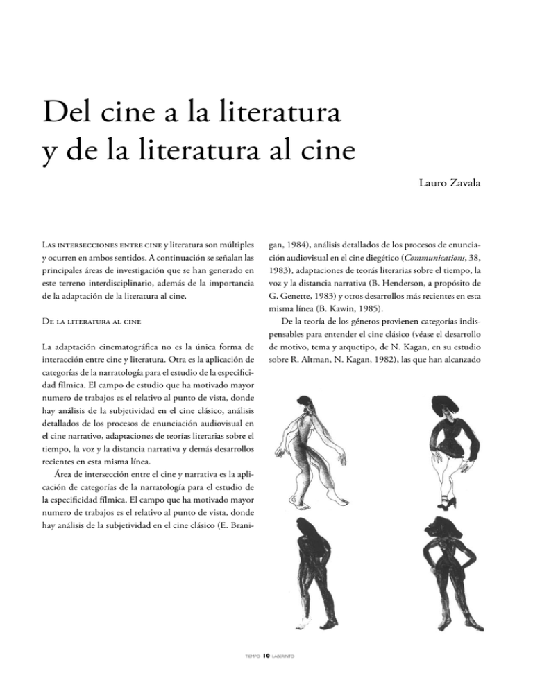 Del cine a la literatura y de la literatura al cine