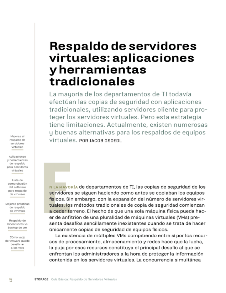 Respaldo de servidores virtuales