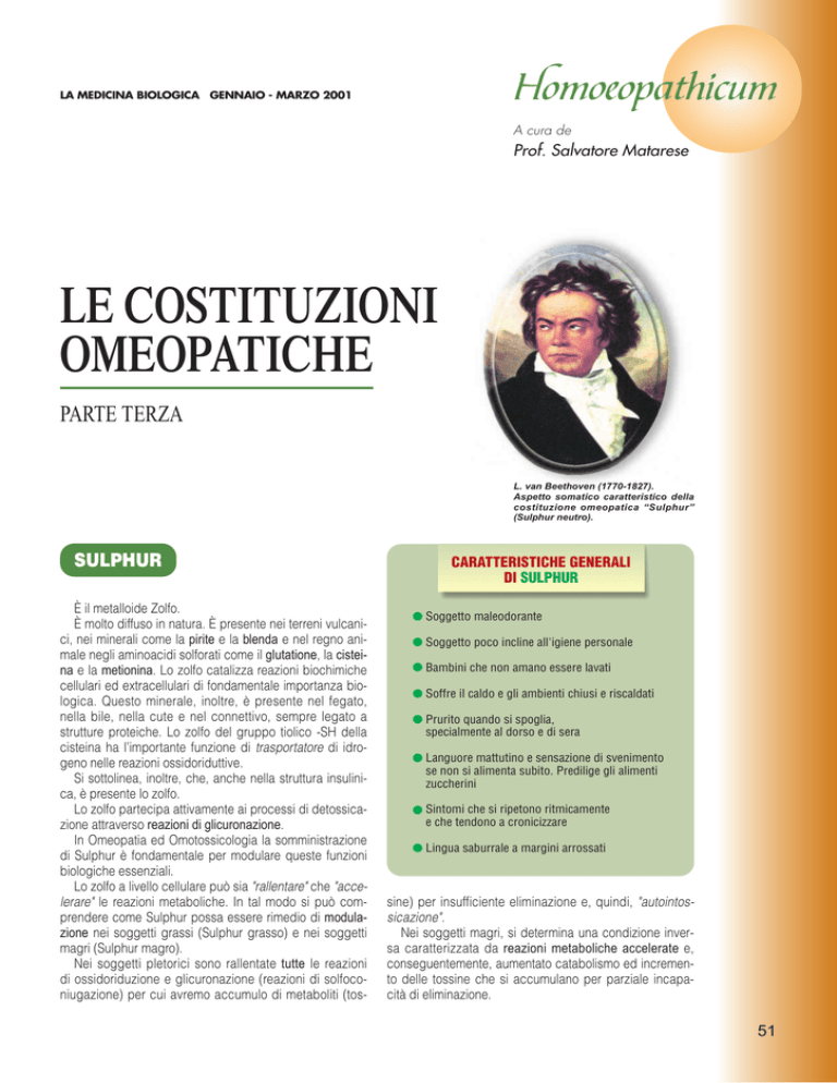Costituzione 3 - Medicina Ecologica