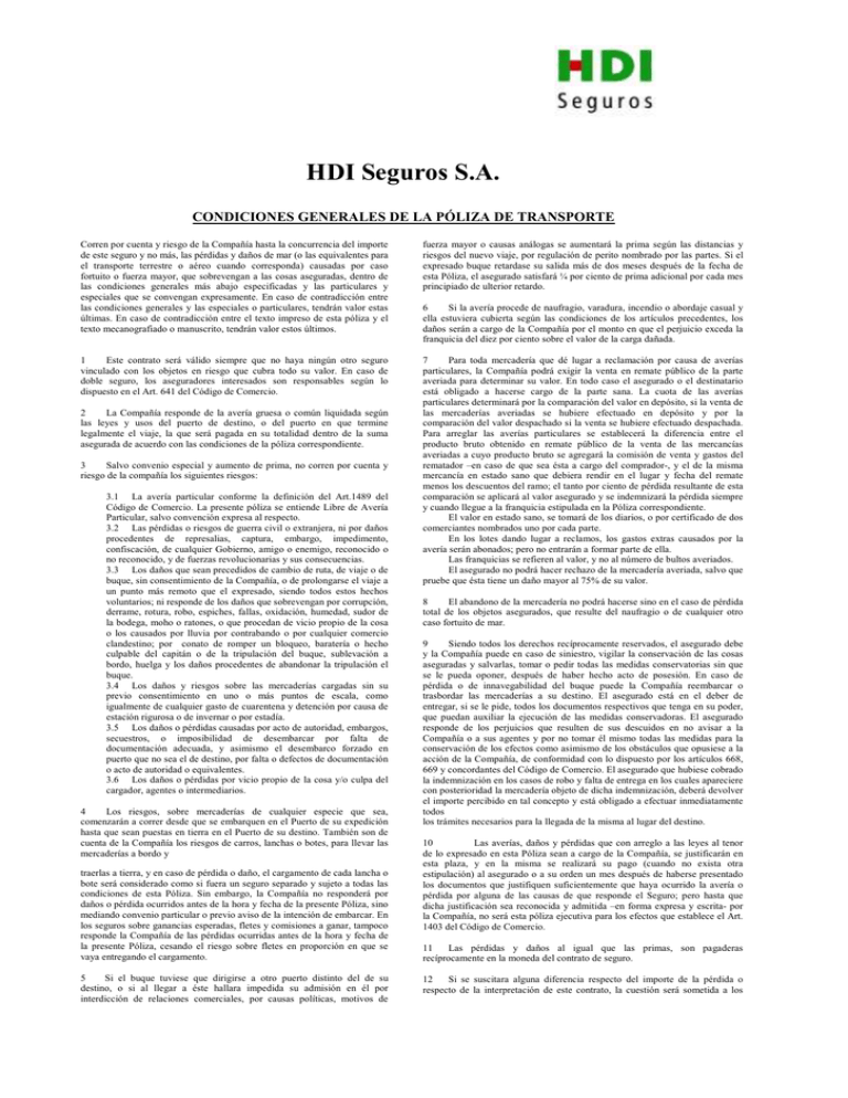 Condiciones Generales (archivo PDF)