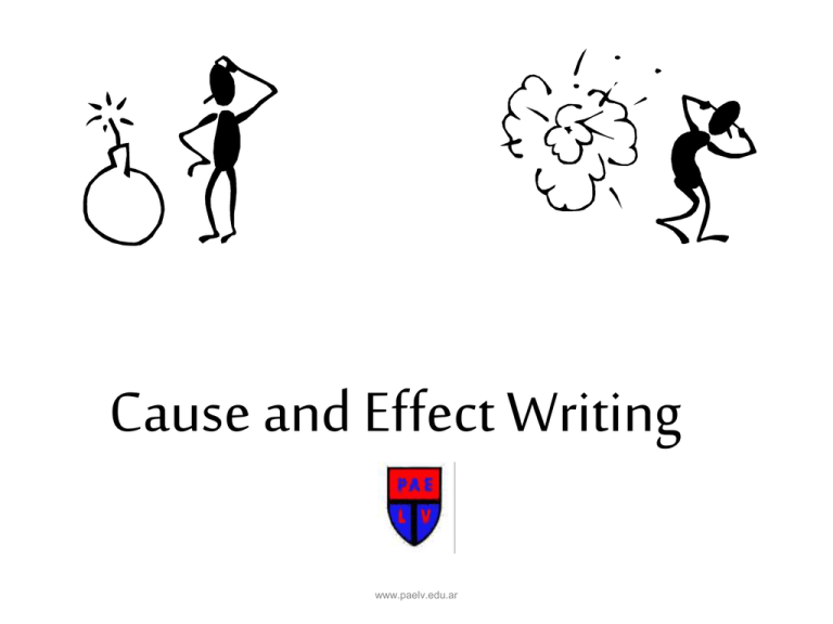 Cause And Effect Paragraphs