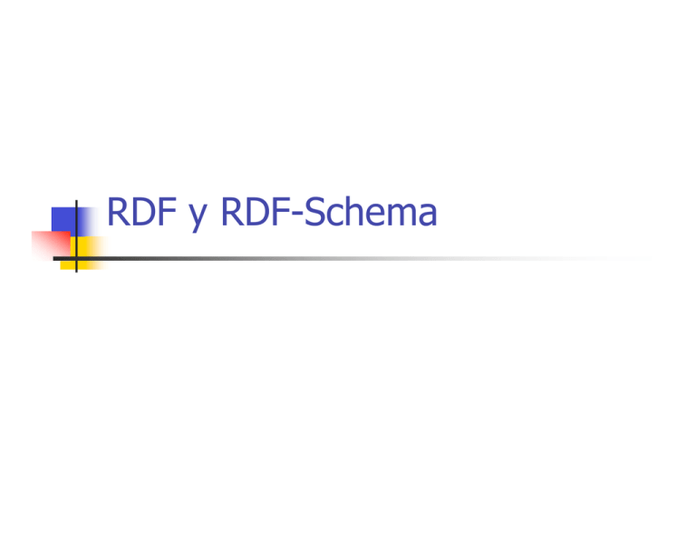 RDF y RDF-Schema
