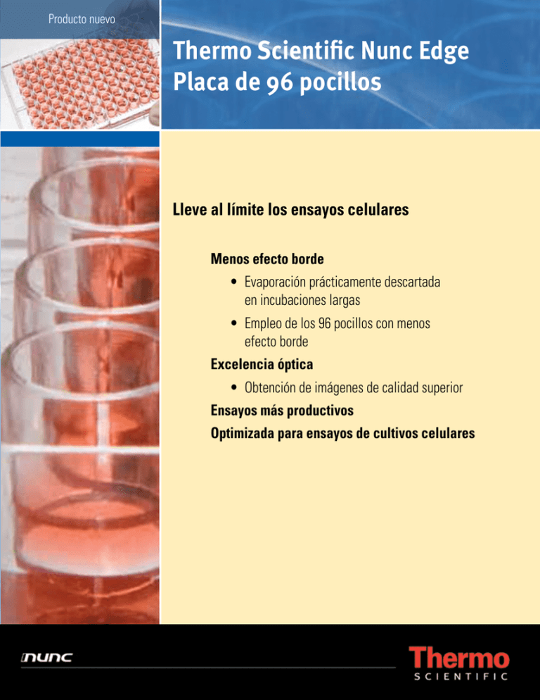 Thermo Scientific Nunc Edge Placa de 96 pocillos