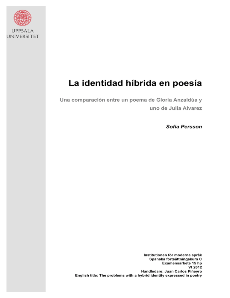 La identidad híbrida en poesía