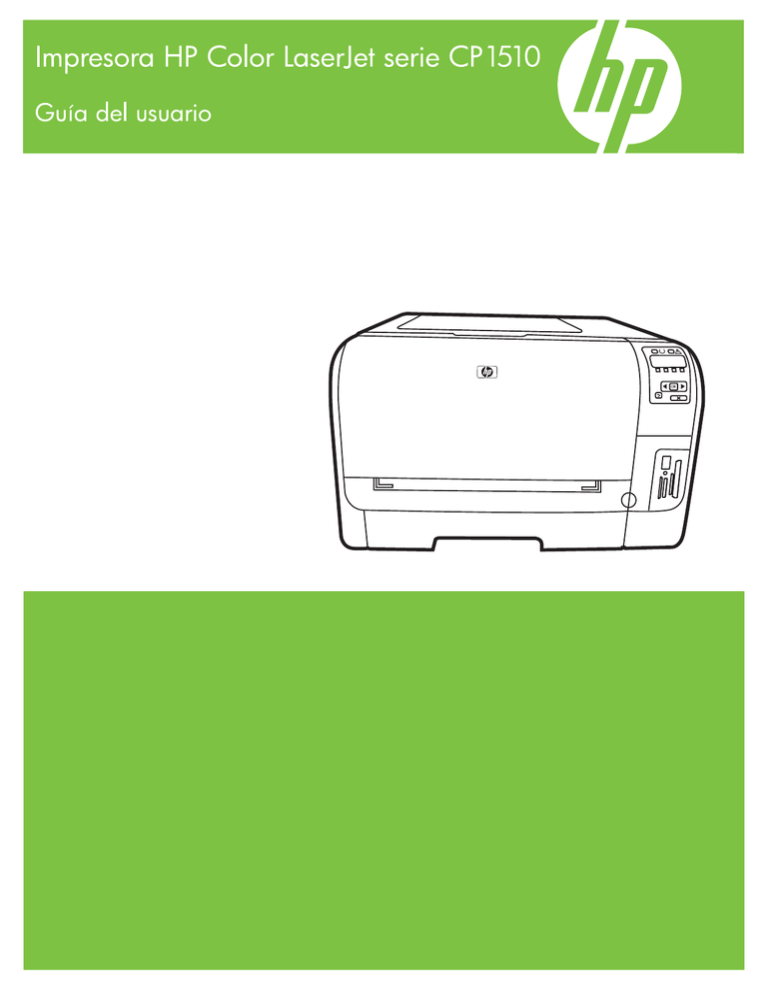 Impresora HP Color LaserJet serie CP1510