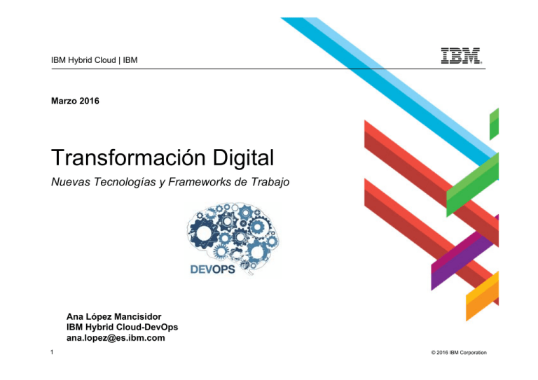 Presentación IBM 01/03/2016