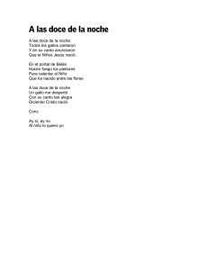 A las doce de la noche