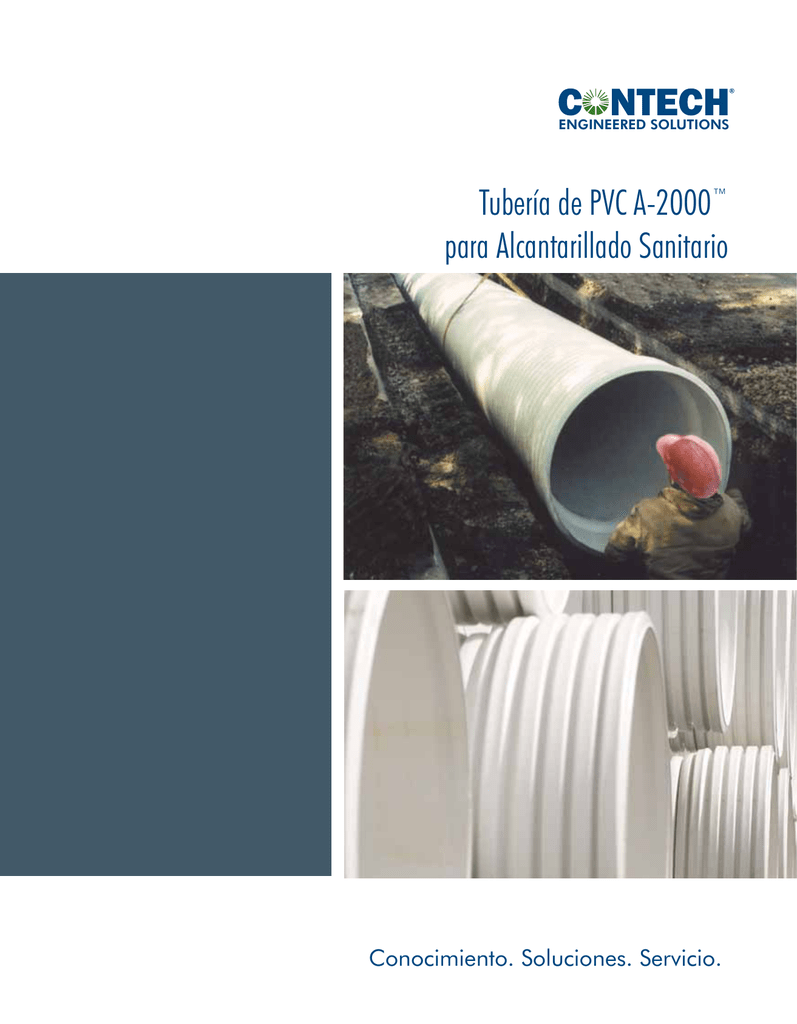 Tubería de PVC A-2000™ para Alcantarillado Sanitario
