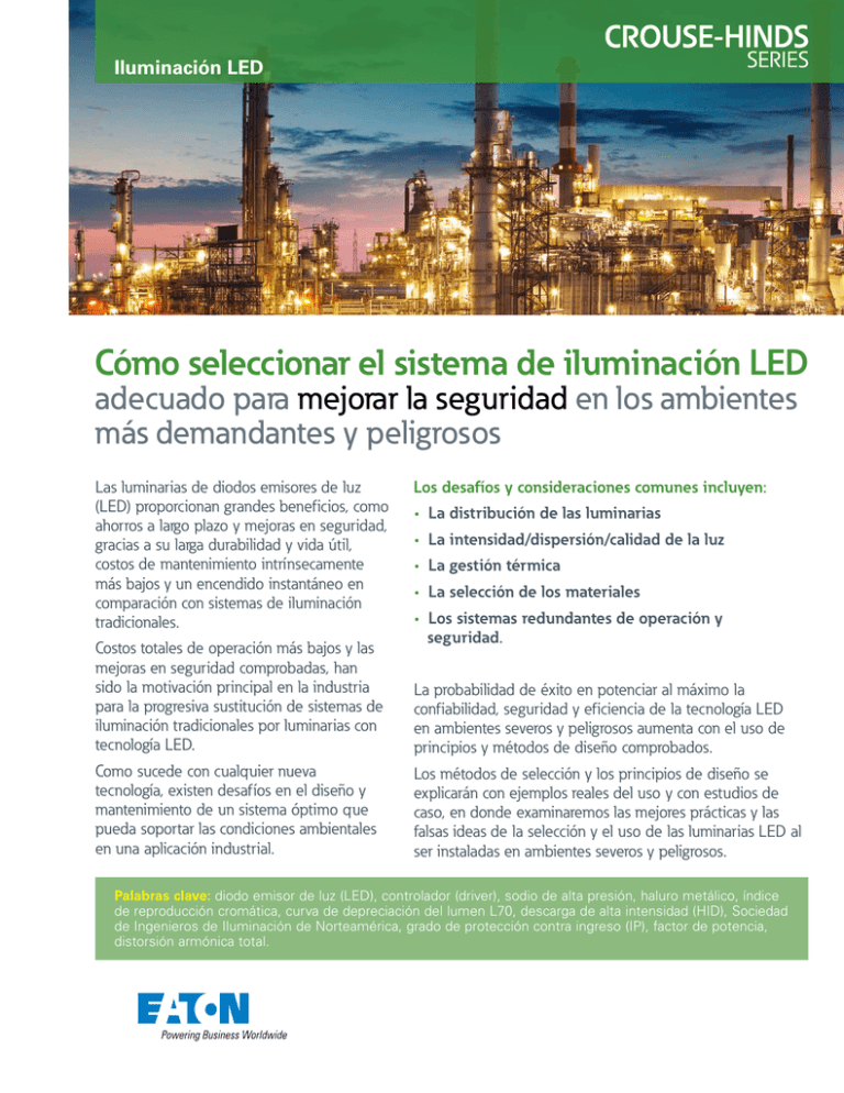 Cómo seleccionar el sistema de iluminación LED