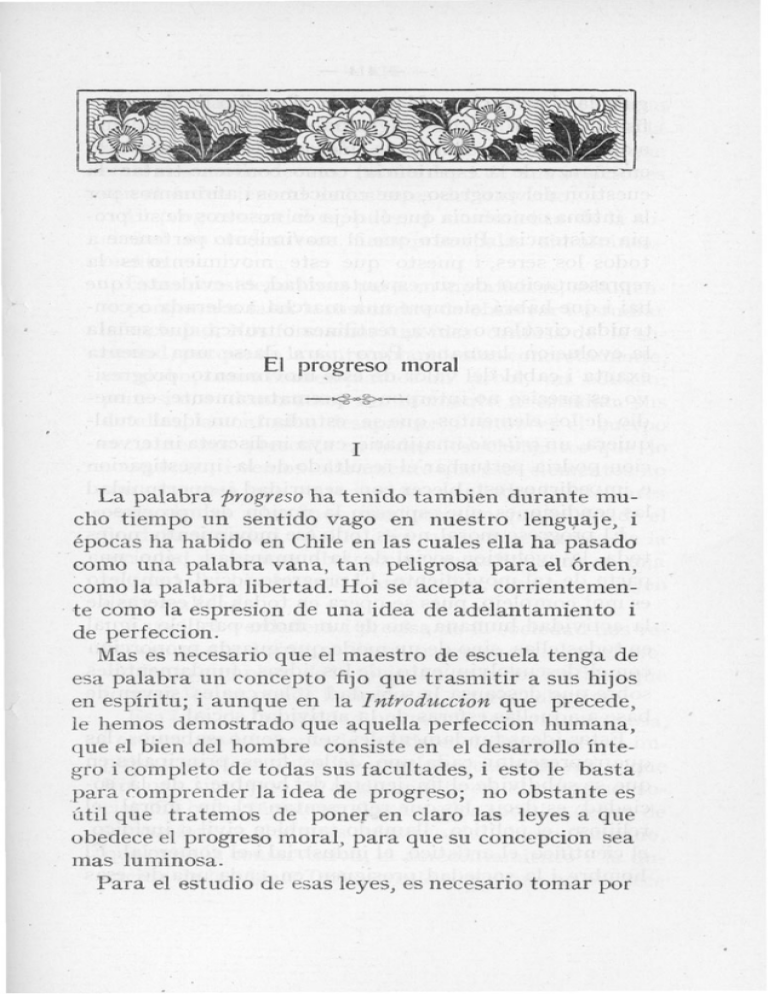 El progreso moral