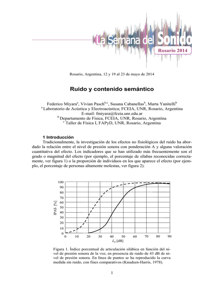 Ruido y contenido semántico