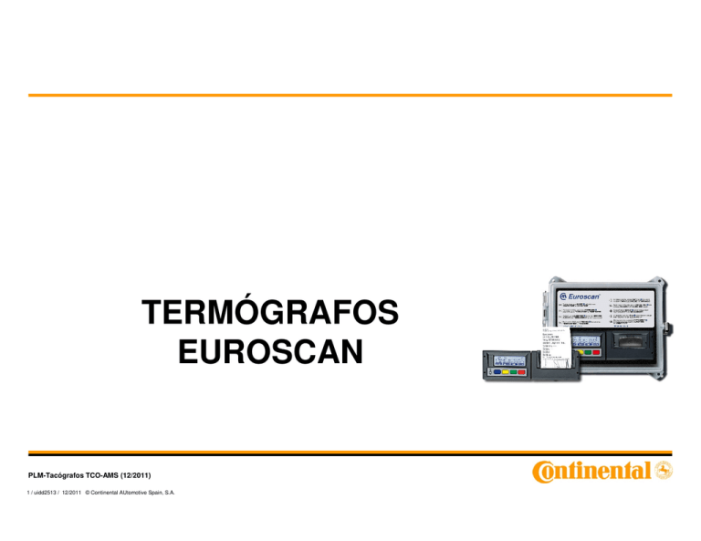 Presentación Termógrafo Euroscan V3 [Modo de compatibilidad]