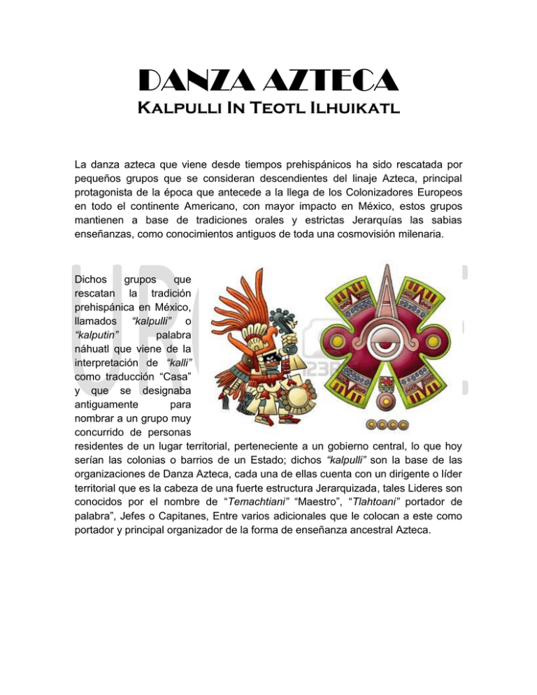 DANZA AZTECA