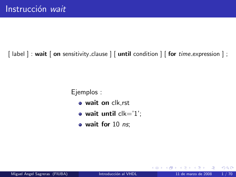 Introducción al VHDL