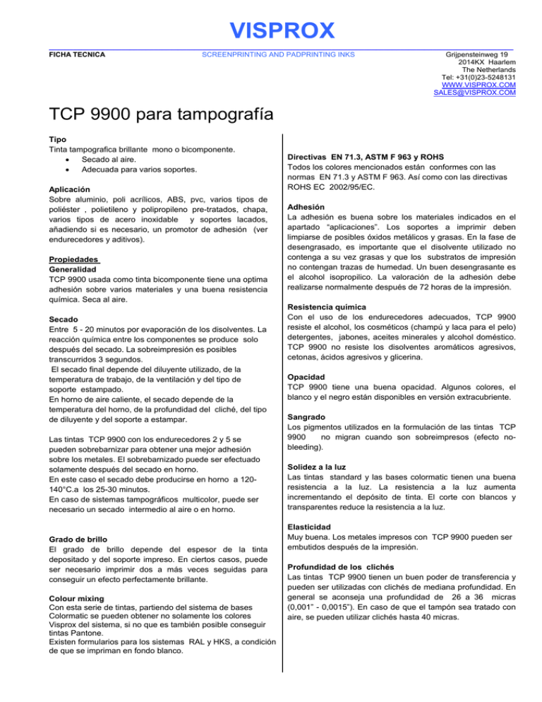 This technical information is meant to be a guide