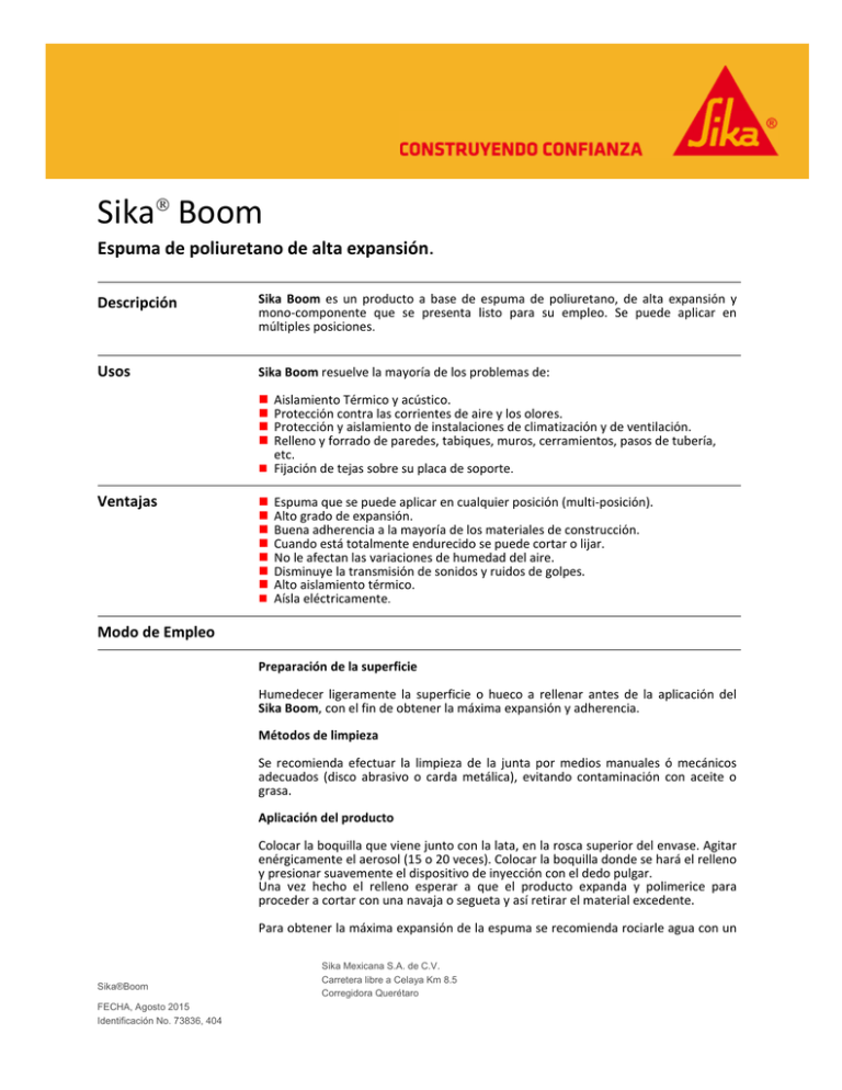 Sika Boom