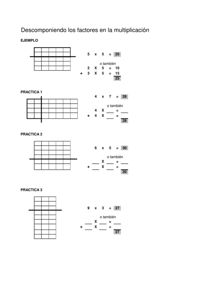 Descomponiendo Los Factores En La Multiplicaci n descomponiendo-los-factores-en-la-multiplicaci-n