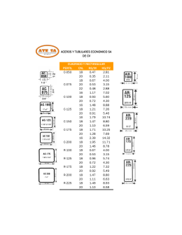 Tabla de Fracciones Pulgada, Decimales de Pulgada, Milímetros