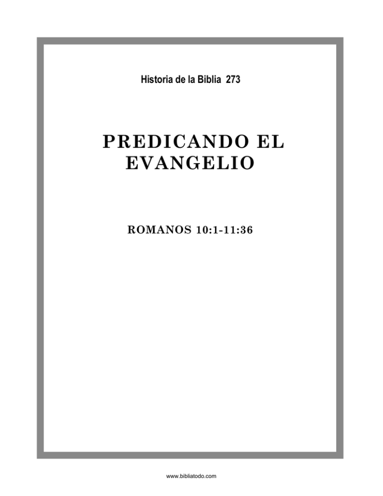 PREDICANDO EL EVANGELIO