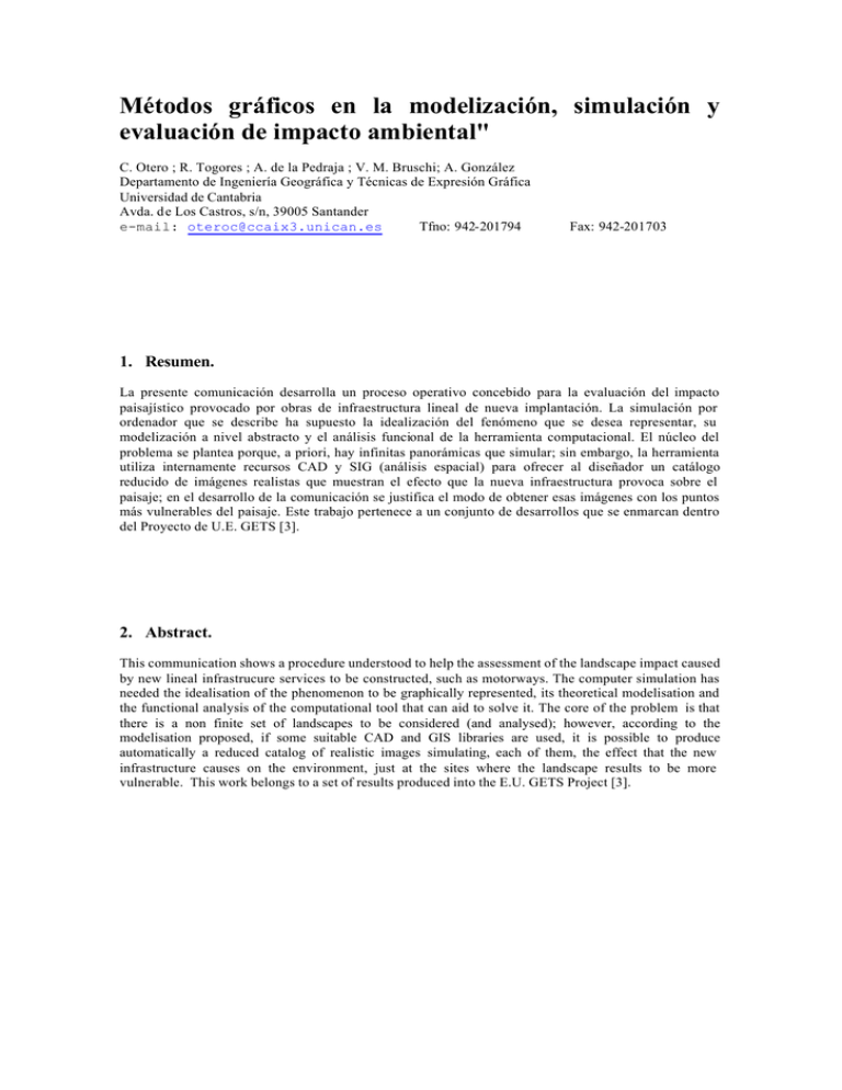 Métodos Gráficos En La Modelización Simulación Y