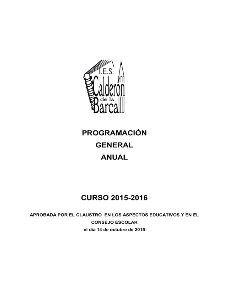 Programación General Anual