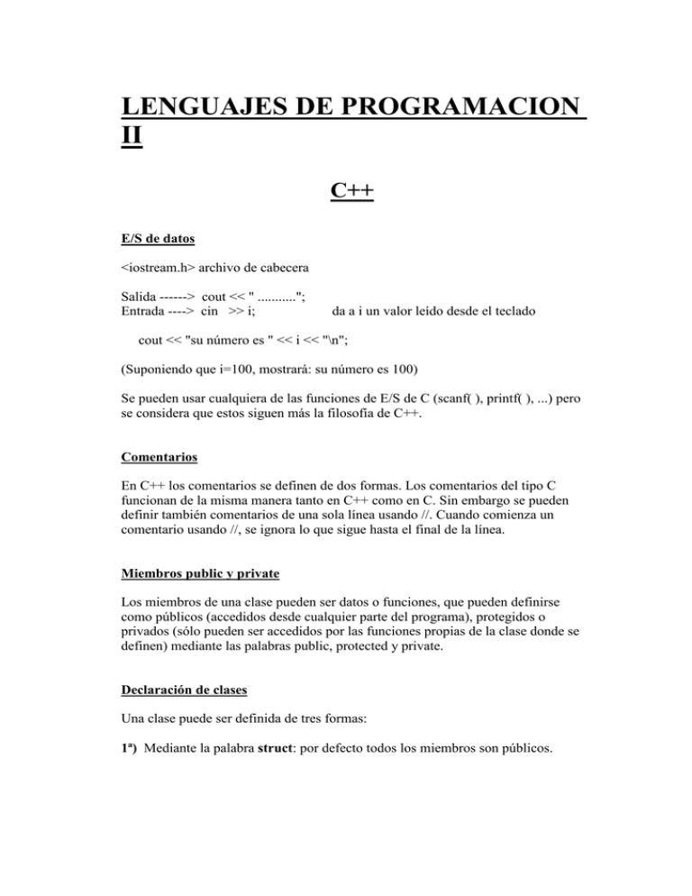 lenguajes de programacion ii
