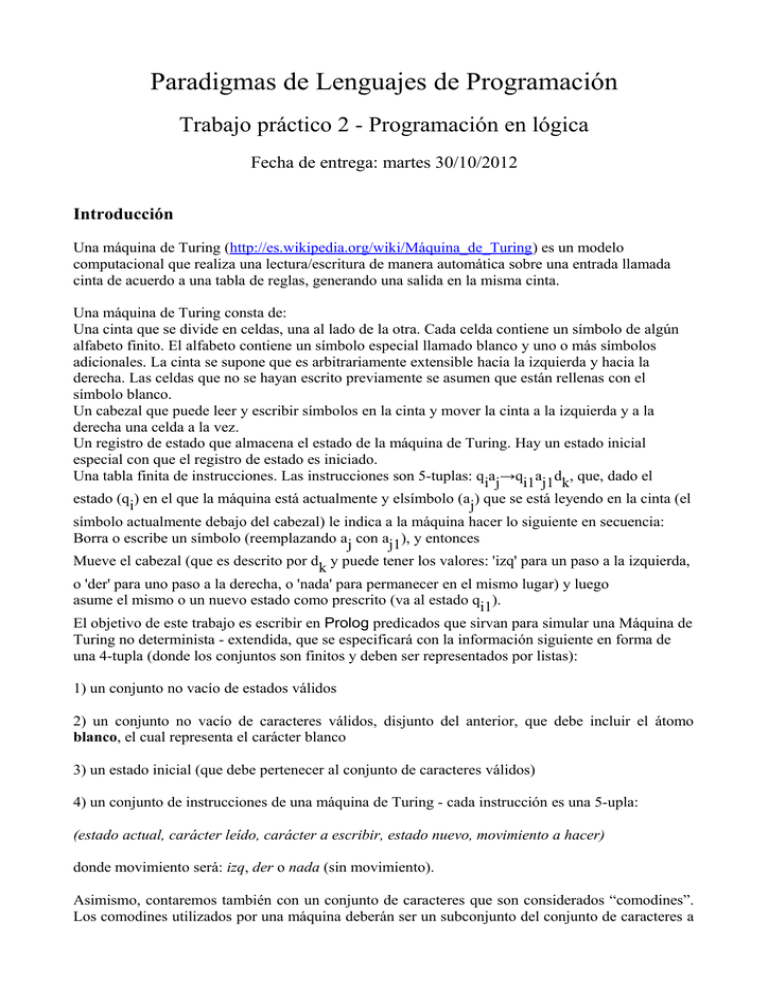 Paradigmas de Lenguajes de Programación