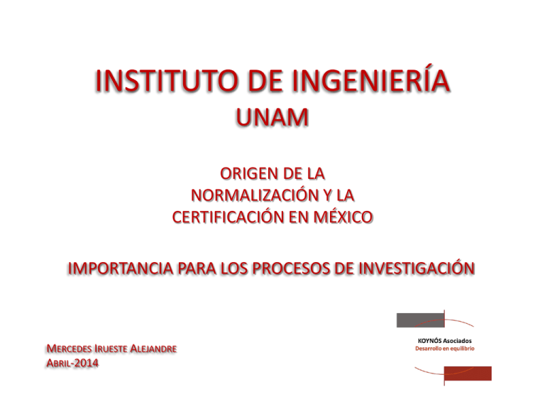 Presentación de PowerPoint - Instituto de Ingeniería, UNAM