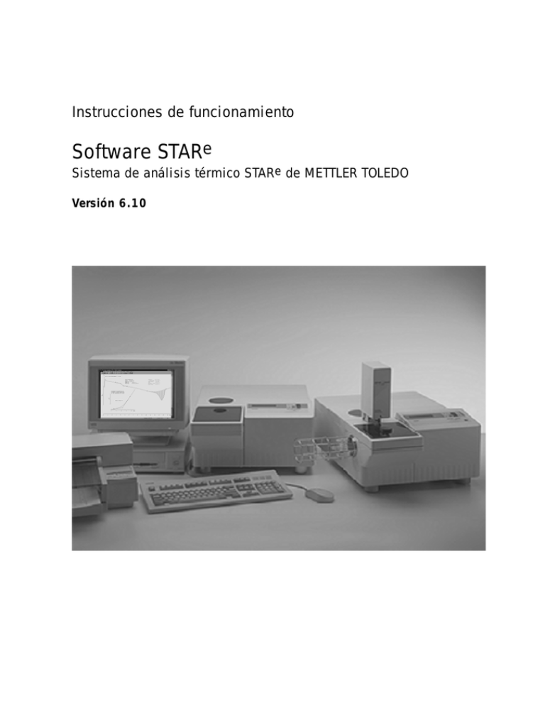 Software STARe - Mettler Toledo