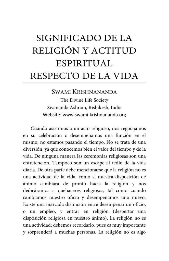 significado de la religión y actitud espiritual