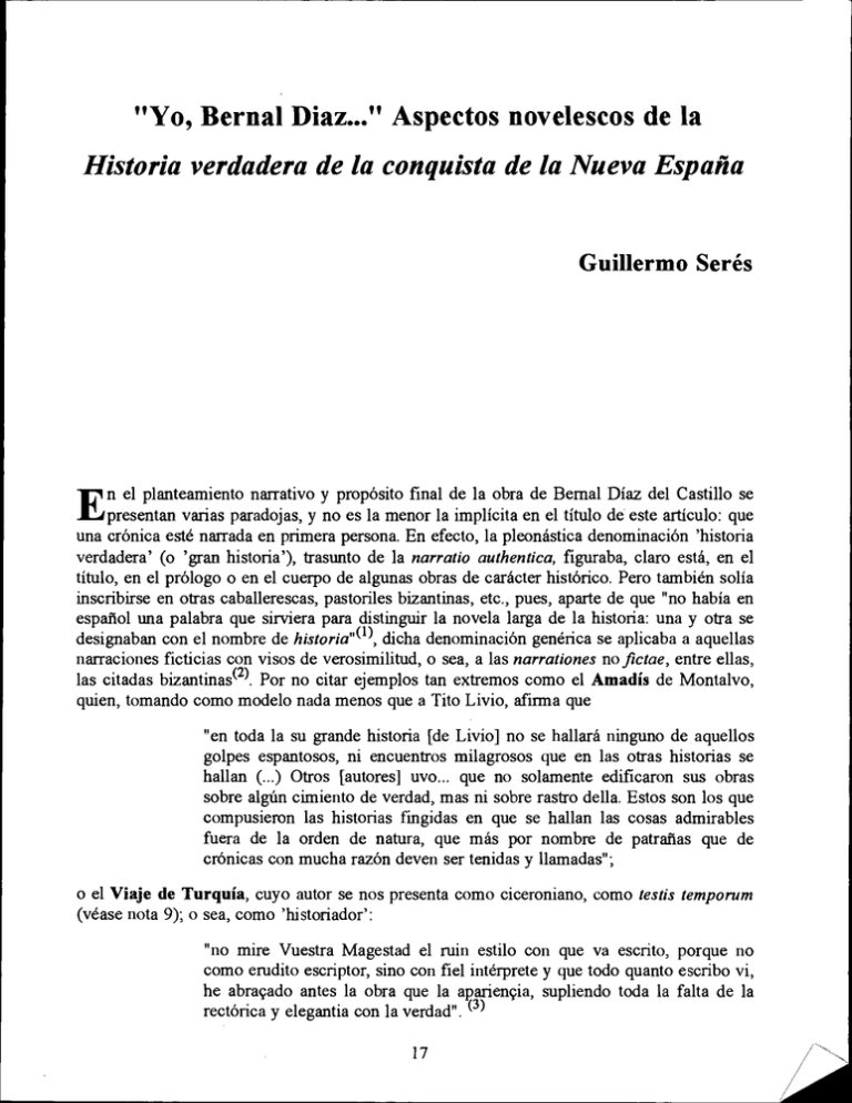 Historia verdadera de la conquista de la Nueva España