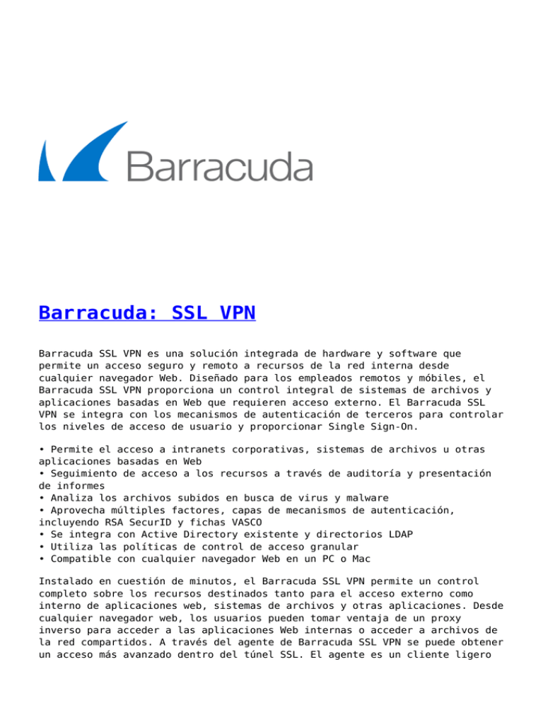 Barracuda: SSL VPN