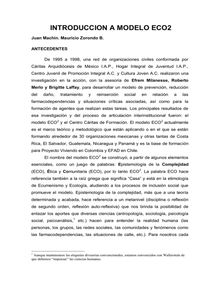 Modelo ECO2 - Fundación Convivir