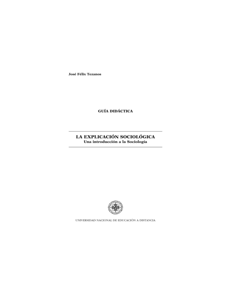 la explicación sociológica