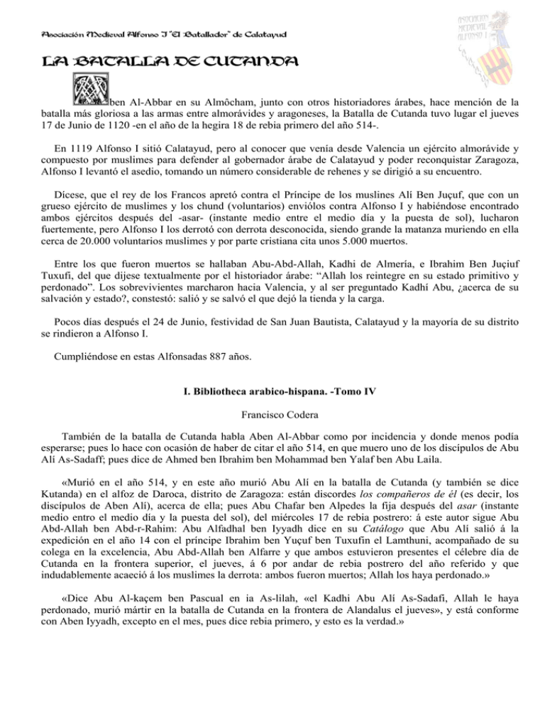 la batalla de cutanda