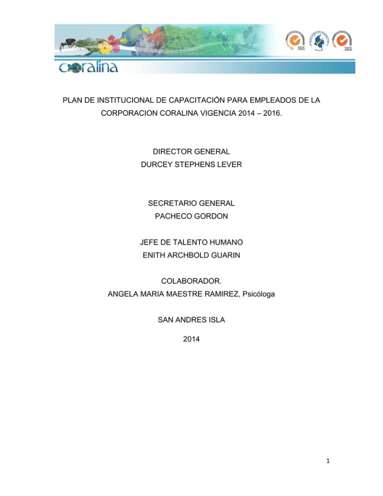PLAN DE INSTITUCIONAL DE CAPACITACIÓN PARA