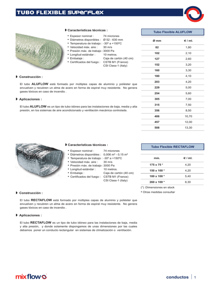 TUBO FLEXIBLE SUPERFLEX
