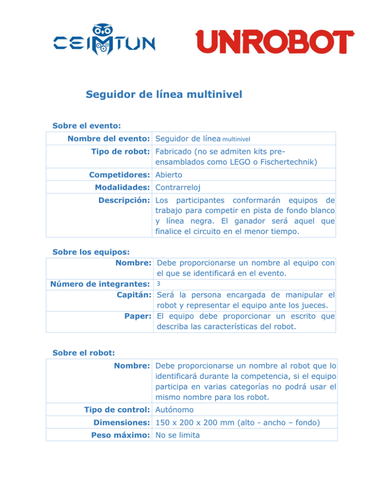 Seguidor de línea multinivel