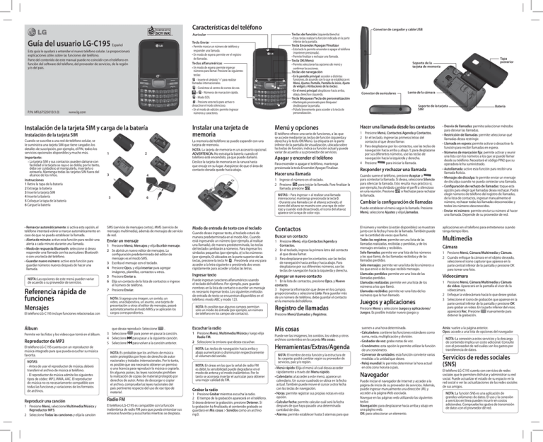 Guía del usuario LG