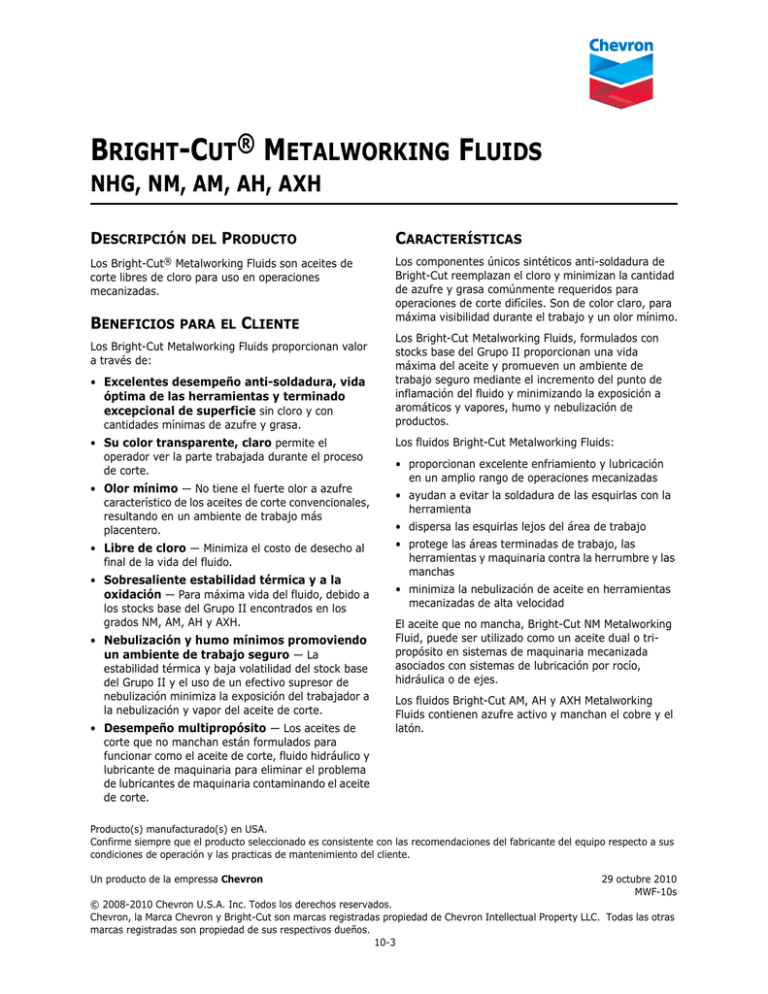 bright-cut® metalworking fluids