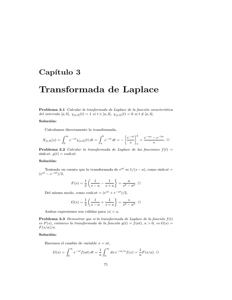 Transformada de Laplace